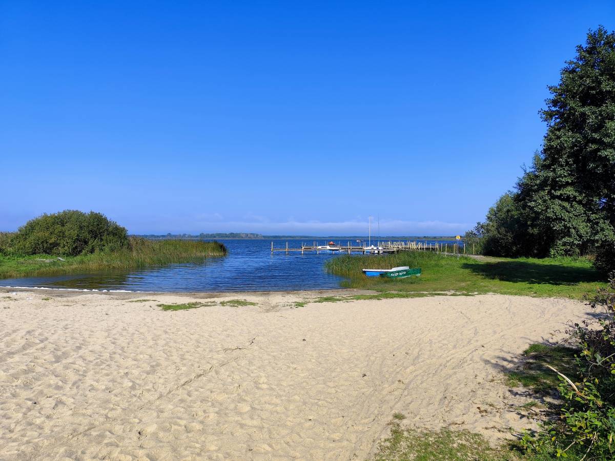 Plaża nad Jeziorem Wicko - Pomorze Zachodnie