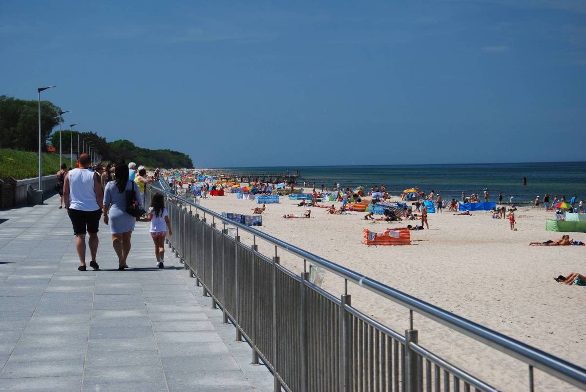 Promenada Nadmorska w Sarbinowie - Pomorze Zachodnie